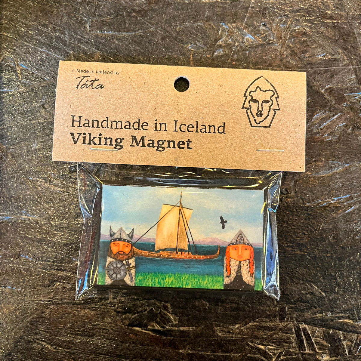 Táta Viking Magnet (Small) – Remember Reykjavík